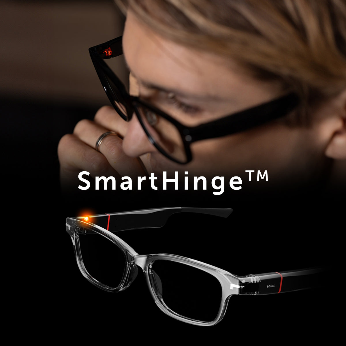 SmartHinge™ & Solos Smartglasses